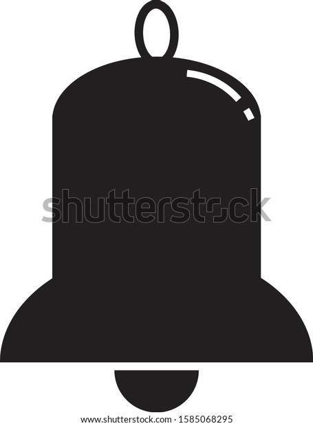 Simple Bell Icon Vector Design Stock Vector (Royalty Free) 1585068295 ...