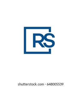 Simple Blue Ps Initial Logo Designs Stock Vector (Royalty Free ...