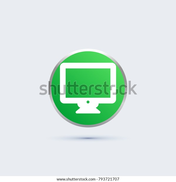 Simple Computer Icon Stock Vector (Royalty Free) 793721707 | Shutterstock