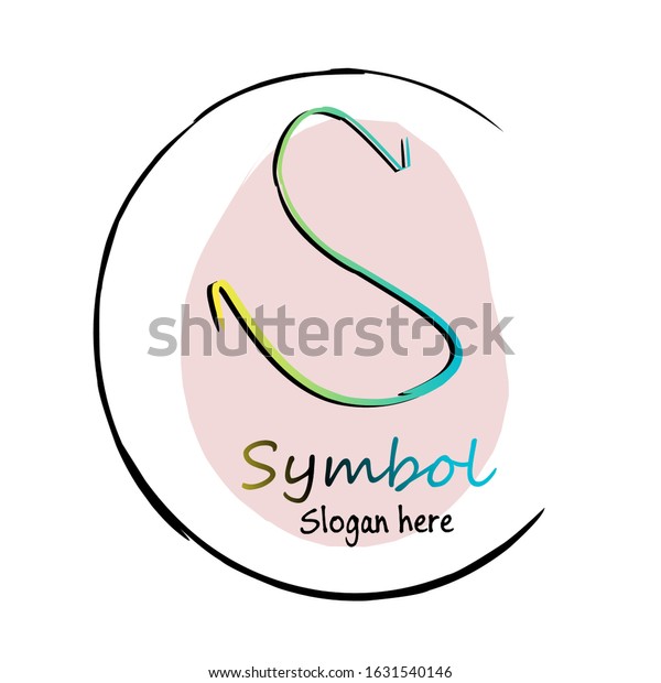 Simple Elegant Initial Letter Type S Stock Vector (Royalty Free ...