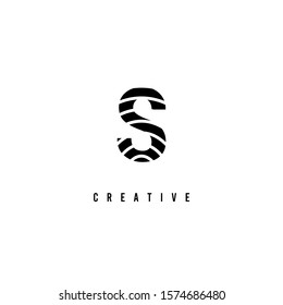 Simple Modern Wavy G Logo Letter Stock Vector (Royalty Free) 1520678831 ...