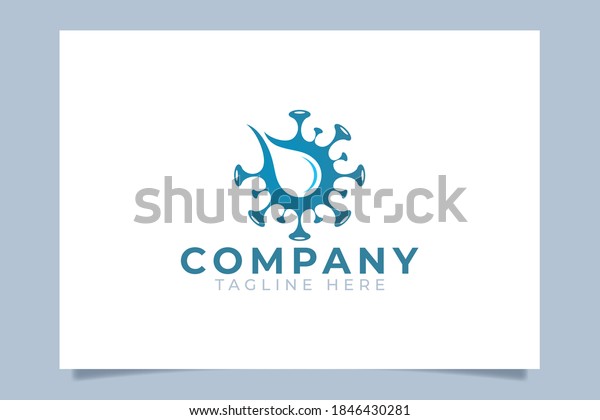 Simple Hand Sanitizer Logo Vector Graphic Stock Vector (Royalty Free ...