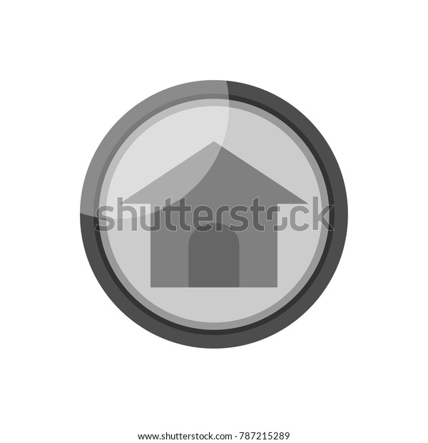 Simple Home Button Stock Vector (Royalty Free) 787215289 | Shutterstock