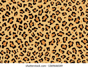 Simple Leopard Pattern Design Animal Print Stock Vector (Royalty Free ...