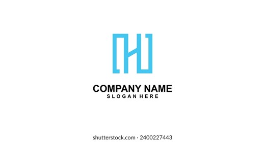 Simple Letter H Logo Design Modern Stock Vector (Royalty Free ...