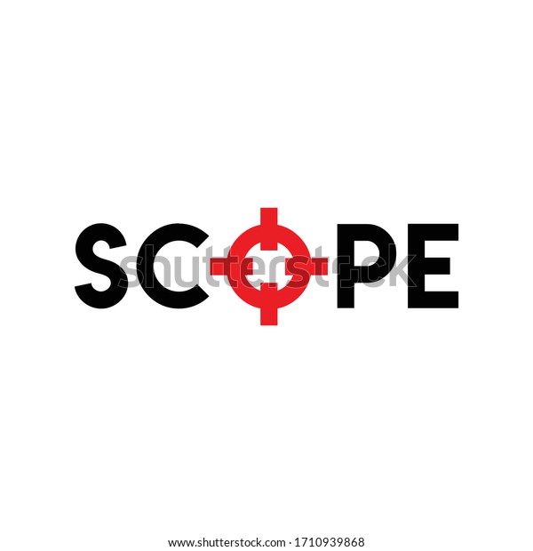 Simple Logo Scope Stock Vector (Royalty Free) 1710939868 | Shutterstock