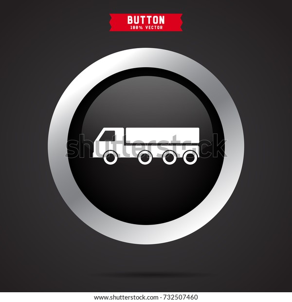 Simple Lorry Icon Stock Vector (Royalty Free) 732507460 | Shutterstock