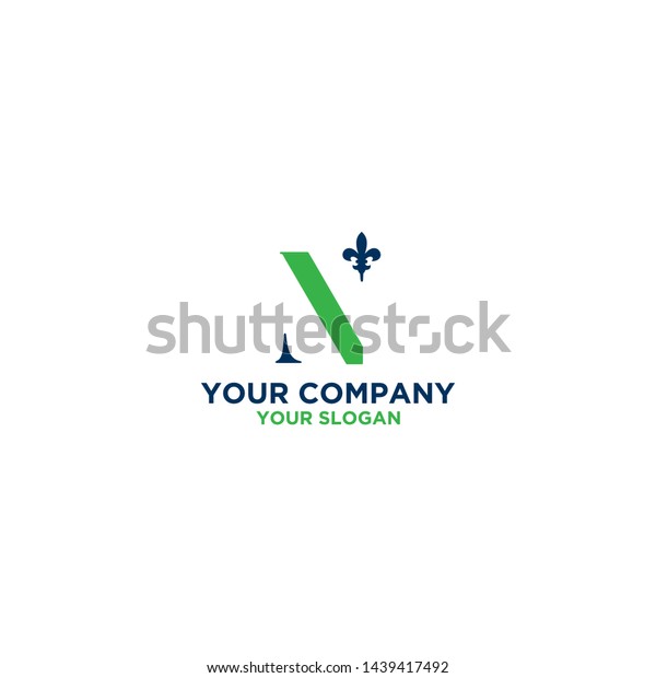 Simple N Logo Design Vector Stock Vector (Royalty Free) 1439417492 ...