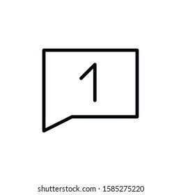 Monochrome Silhouette Dialogue Square Tail Angle Stock Vector (Royalty ...