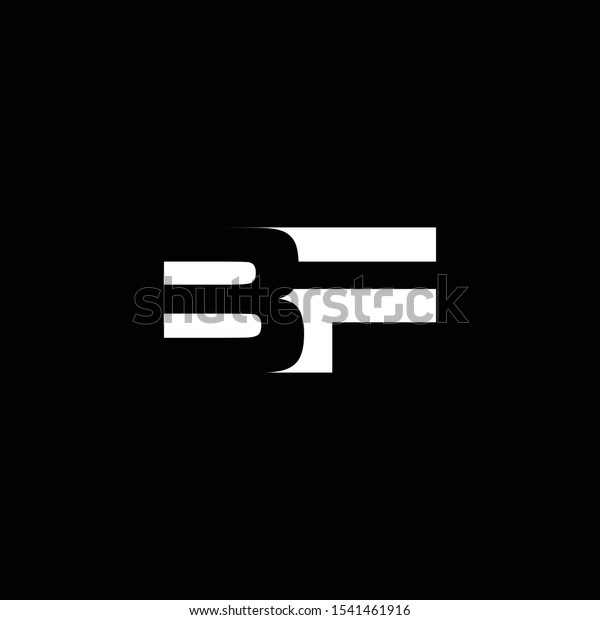 Simple Typography Bf Vector Logo Stock Vector (Royalty Free) 1541461916 ...