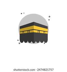 Simple Vector Kaaba Muslim Qibla Symbol Stock Vector (Royalty Free) 2474821757 | Shutterstock