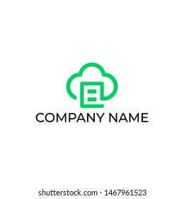Simple Versatile Logo Design Cloud Technology: เวกเตอร์สต็อก (ปลอดค่า ...