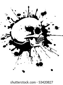 Skull Drip Stock Vector (Royalty Free) 53420827 | Shutterstock
