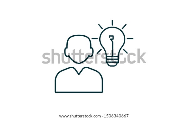 Smart Work Icon Productivity Efficiency Usage Stock Vector (Royalty ...