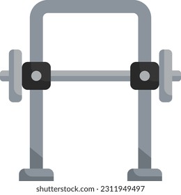 Smith Machine Concept Weight Machine Training Stock Vector (Royalty ...