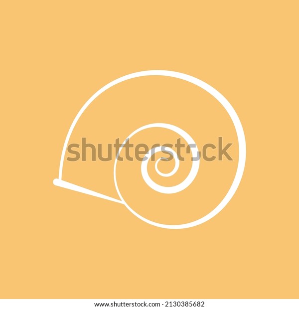 Snail Shell Icon Vector Snail Shell Stock Vector (Royalty Free ...