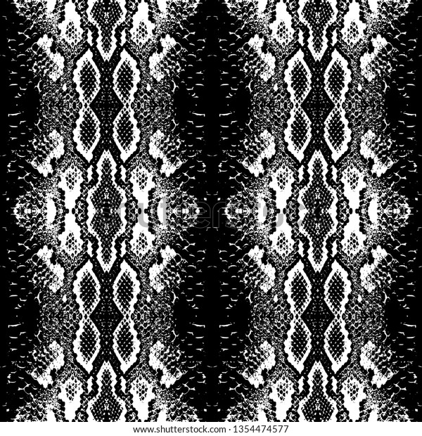 Snake Skin Scales Texture Seamless Pattern Stock Vector (Royalty Free ...