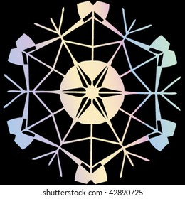 Chakra Metatron Tantric Hinduism Buddhism Vajrayana Stock Vector ...