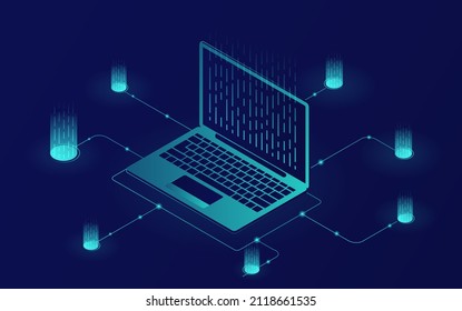 Software Development Abstract Concept Programming Encoding Stock Vector ...