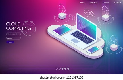 Software Web Development Cloud Programming Concept Stock Vector (Royalty Free) 1181397133 ...