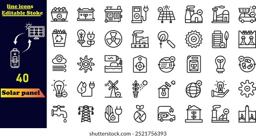 4+ Thousand Solar Panel Stroke Icon Royalty-Free Images, Stock Photos ...