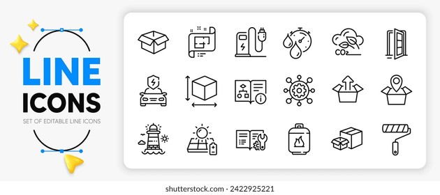 Solar Panel Technical Algorithm Opened Box Stock Vector (Royalty Free) 2422925221 | Shutterstock