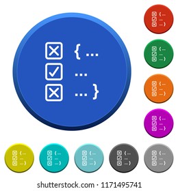 Source Code Checking Flat Color Icons Stock Vector (Royalty Free) 1199252569 | Shutterstock