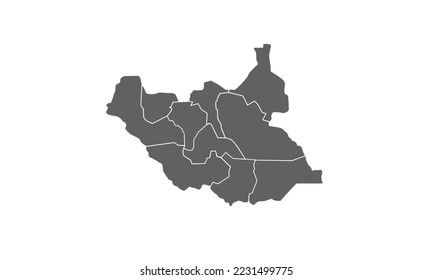 South Sudan Vector Map Royalty-Free Images, Stock Photos & Pictures ...