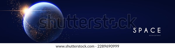 Space Background Universe Earth Planet Motion Stock Vector (Royalty ...
