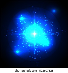 Space Flash Stock Vector (Royalty Free) 592607474 | Shutterstock
