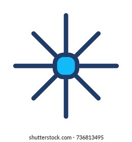 Spark Icon Stock Vector (Royalty Free) 736799482 | Shutterstock