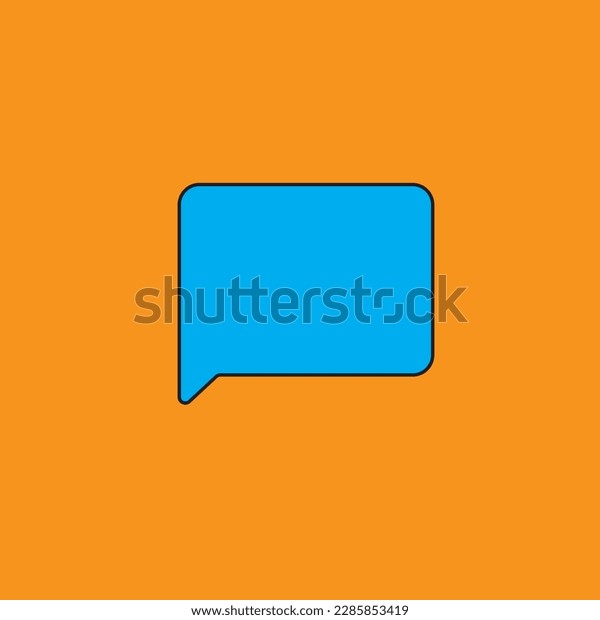Speech Bubble Three Dots Representing Message Stock Vector (Royalty ...