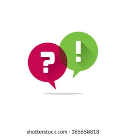 7,563 Speech Bubble With Exclamation Marks And Question Marks Images, Stock Photos, 3D objects ...