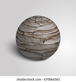 Sphere Stone Stone Sphere Texture Stone Stock Illustration 598942580 ...