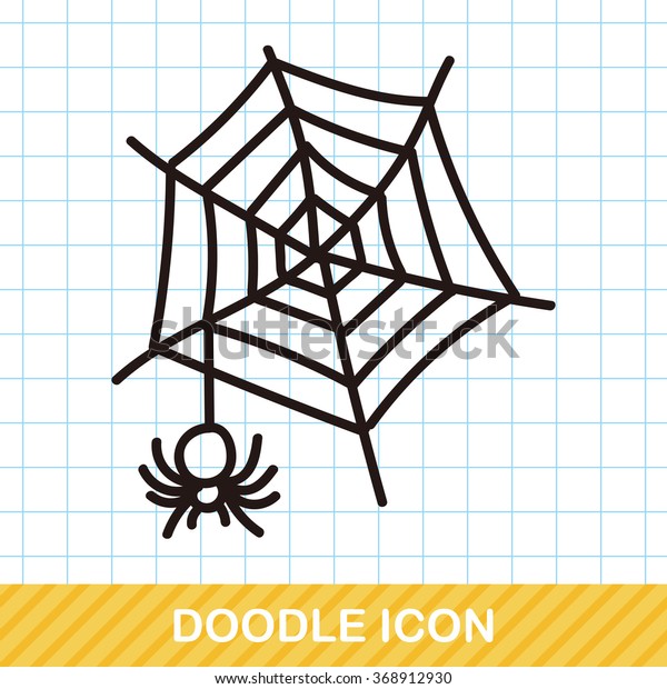 Spider Doodle Stock Vector (Royalty Free) 368912930 | Shutterstock