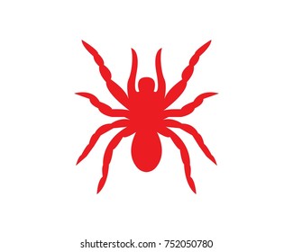 Red Spider Logo Icon Sign Vector Stock Vector (Royalty Free) 1115023943 ...