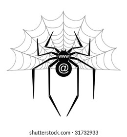 Spider Web Design Stock Vector (Royalty Free) 31732933 | Shutterstock