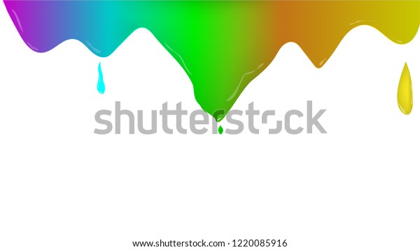 Spilled Paint Effect Background Vector Stock Vector (Royalty Free ...