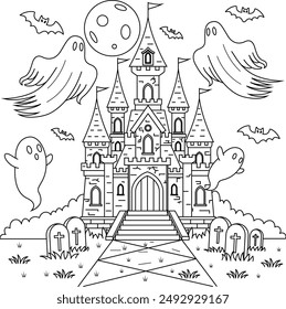 Halloween Coloring Pages Photos and Images | Shutterstock