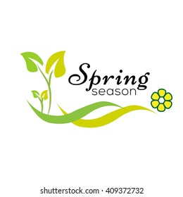 Spring Logo Template Stock Vector (Royalty Free) 409372732 | Shutterstock