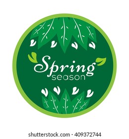 Spring Logo Template Stock Vector (Royalty Free) 409372744 | Shutterstock