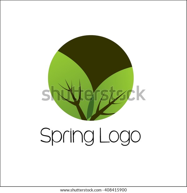Spring Logo Template Stock Vector (Royalty Free) 408415900 | Shutterstock