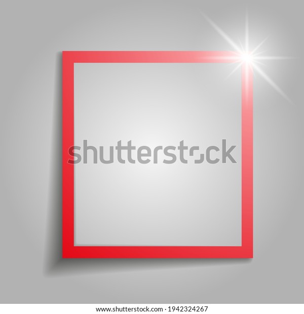 Square Background Tilted Frame Blank Copy Stock Vector (Royalty Free ...