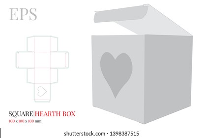 Box Packaging Die Cut Template Design: เวกเตอร์สต็อก (ปลอดค่าลิขสิทธิ์ ...