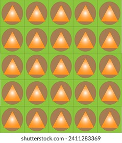 Square Circle Triangle Backdrop Background Stock Vector (Royalty Free ...