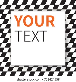 Square Format Paper Design Vector Text Stock Vector (Royalty Free ...