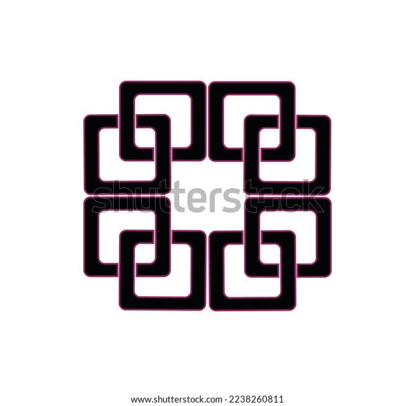 Square Logo Pathfinder Shape Logo Stock Vector (Royalty Free ...