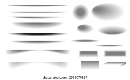 Square Rectangle Box Shadow Set Paper Stock Vector (Royalty Free) 2593079887 | Shutterstock