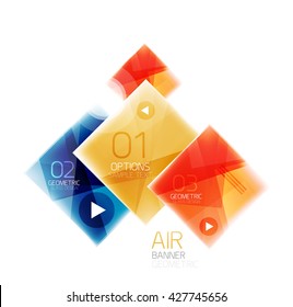 Square Web Information Box Vector Illustration Stock Vector (Royalty ...