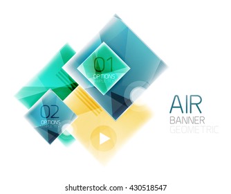 Square Web Information Box Vector Illustration Stock Vector (Royalty ...